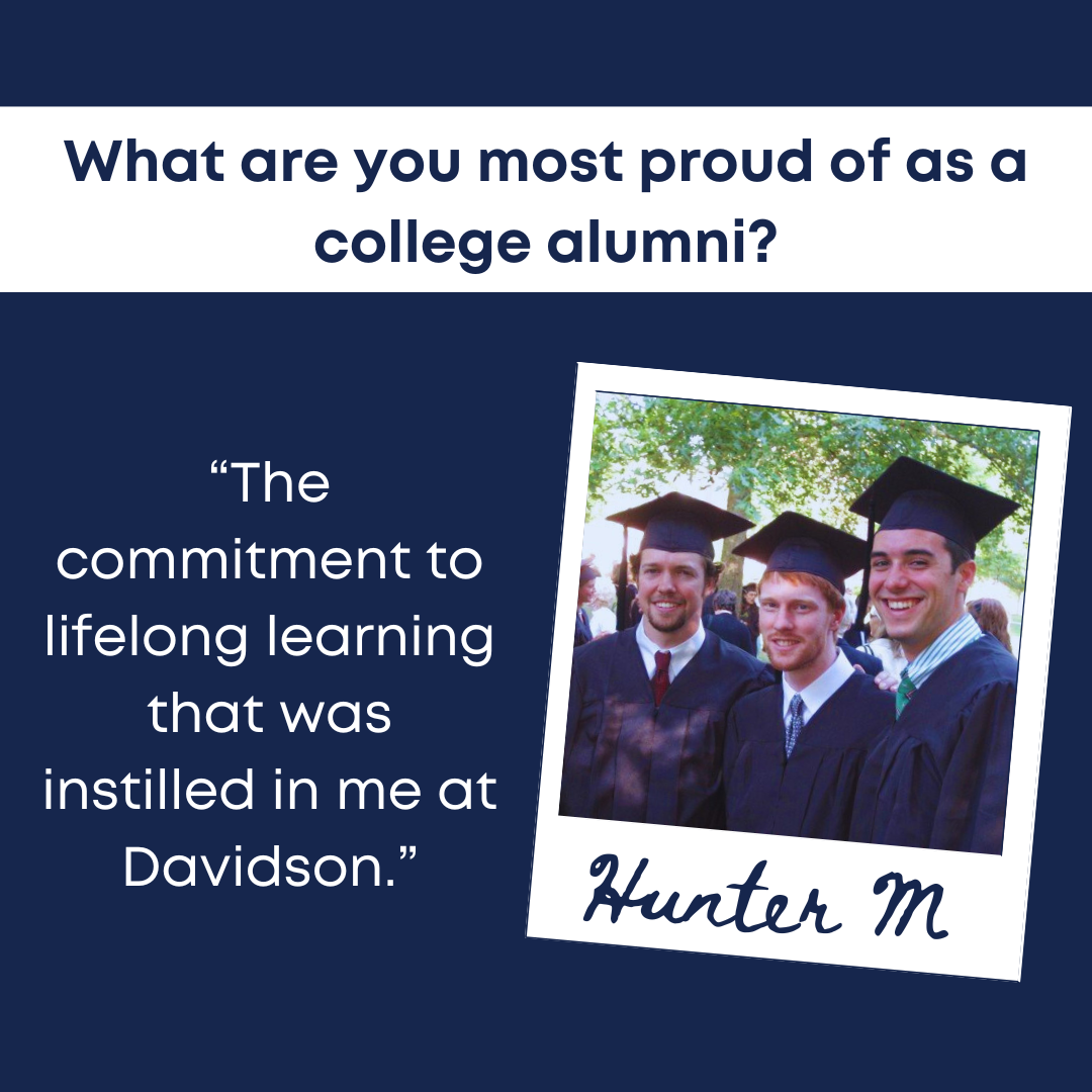The Alumni Campaign: Hunter Mobley, Davidson College, 2007 - Persist